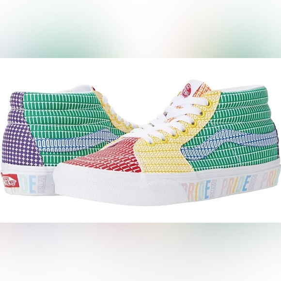 Vans | Shoes | New Vans Pride Colorful Hightop Sneakers | Poshmark